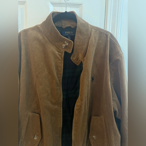 Polo Ralph Lauren | Jackets & Coats | Polo Ralph Lauren Barracuda Corduroy Brown Bomber Jacket ...